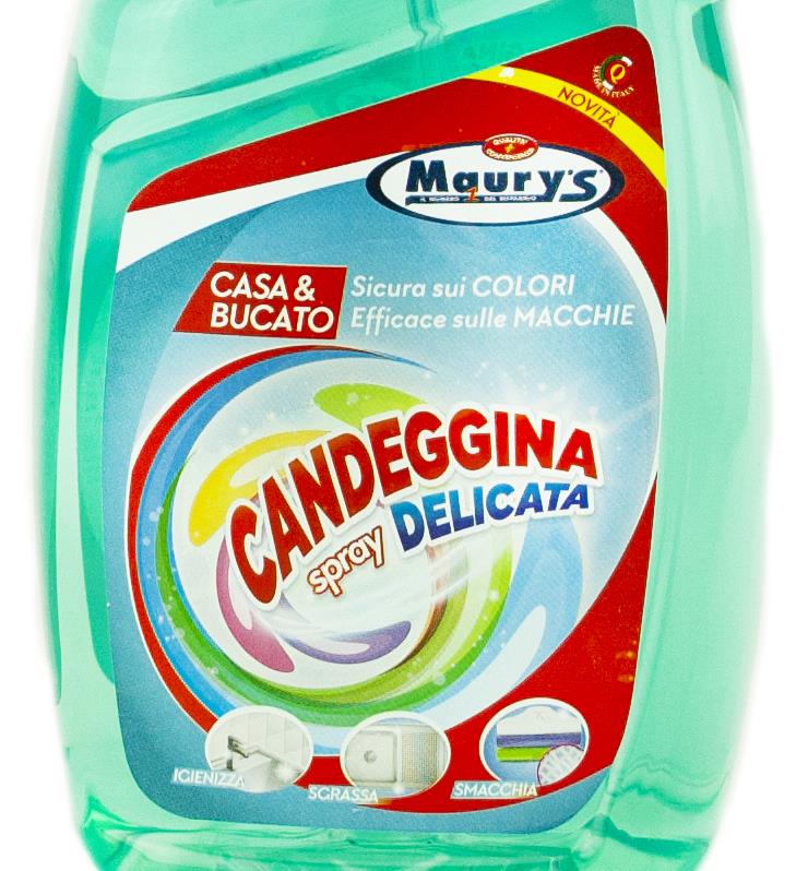 Il numero 1 del risparmio-MAURY'S SPRAY 750ML CANDEGGINA DELICATA