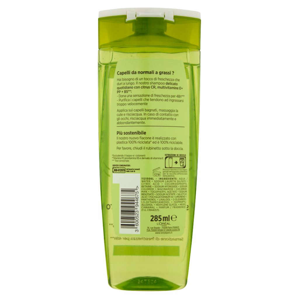 Il numero 1 del risparmio-ELVIVE SHAMPOO MULTIVITAMINICO FRESH 285 ML