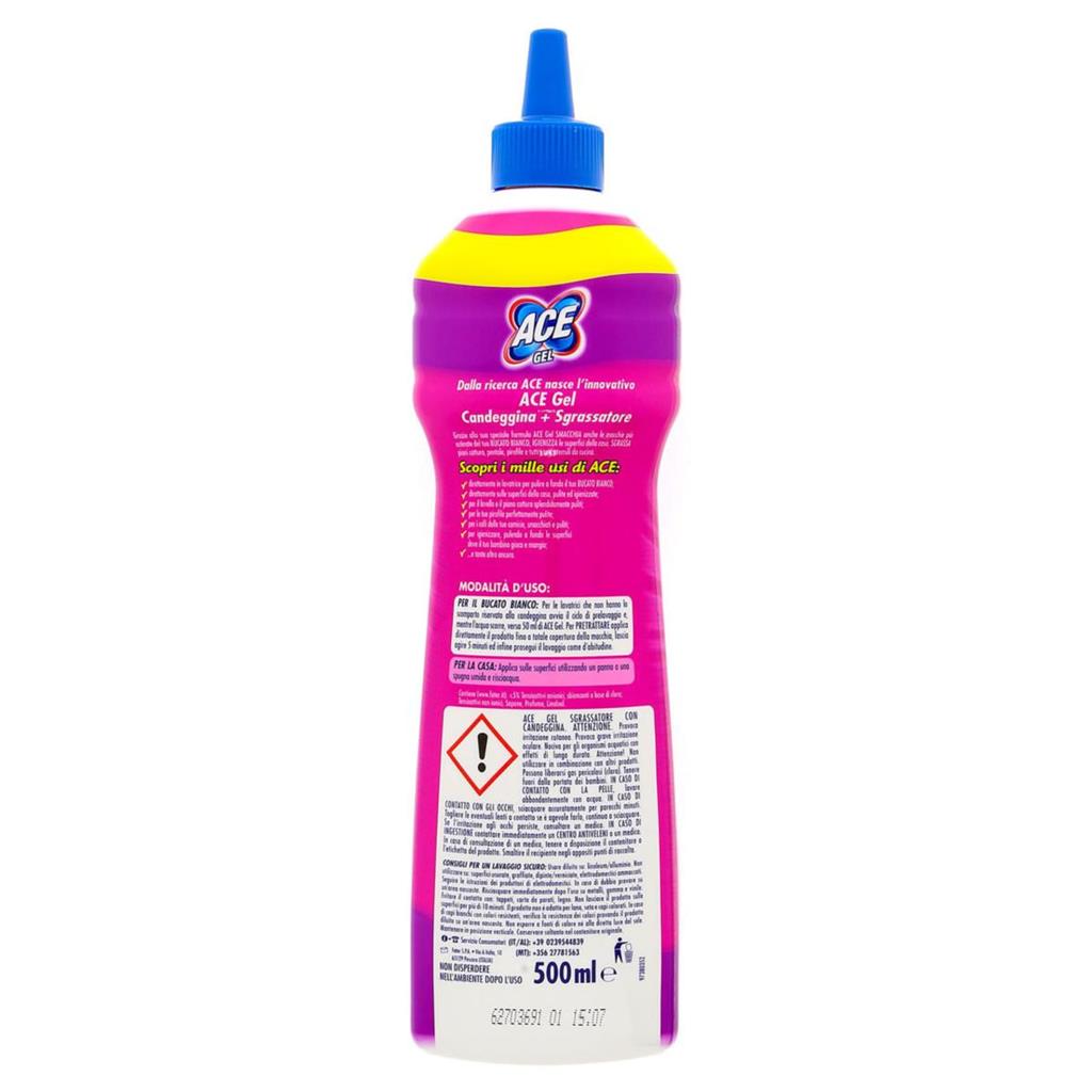 Il numero 1 del risparmio-ACE CANDEGGINA GEL DA 500 ML