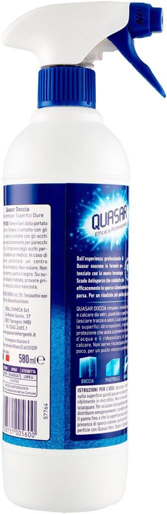 Il numero 1 del risparmio-QUASAR SPRAY PER DOCCIA E VETRI 580ML ...