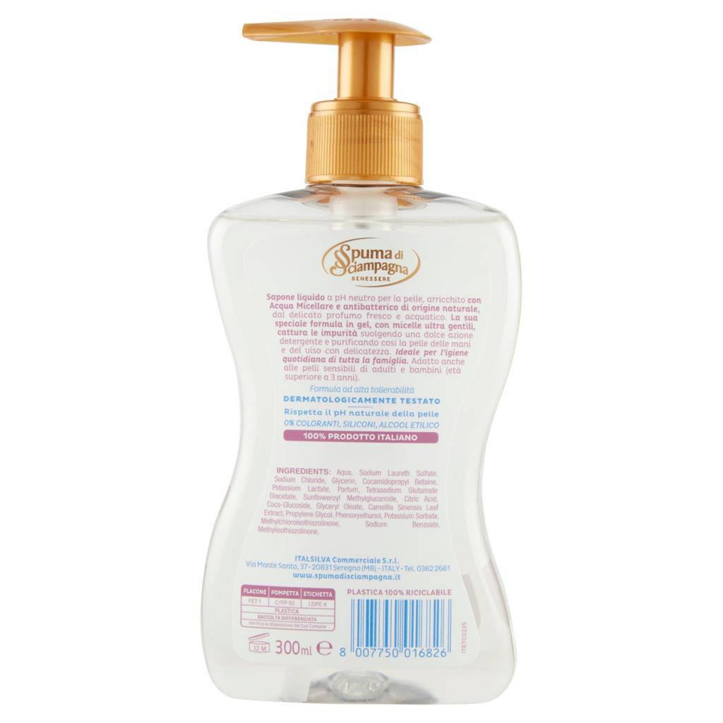 Il numero 1 del risparmio-SPUMA DI SCIAMPAGNA SAPONE GEL ACQUA ...