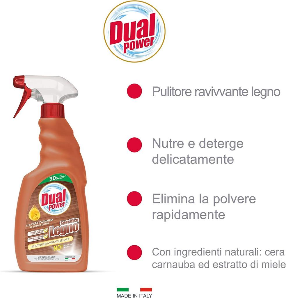 Il numero 1 del risparmio-DUAL POWER SPRAY PULITORE RIAVVIVANTE LEGNO ...